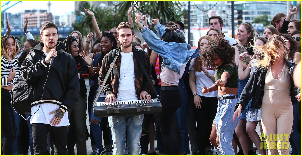 Liam Payne & Zedd Surprise Fans While Shooting 'Get Low' Music Video ...
