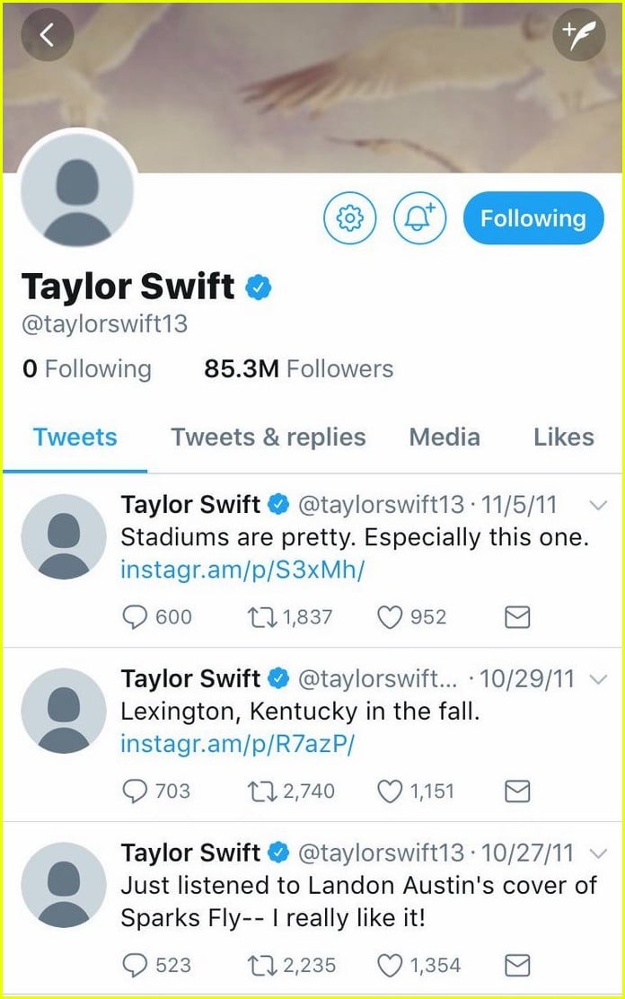 Full Sized Photo of taylor swift social media accounts blanked out 04 ...