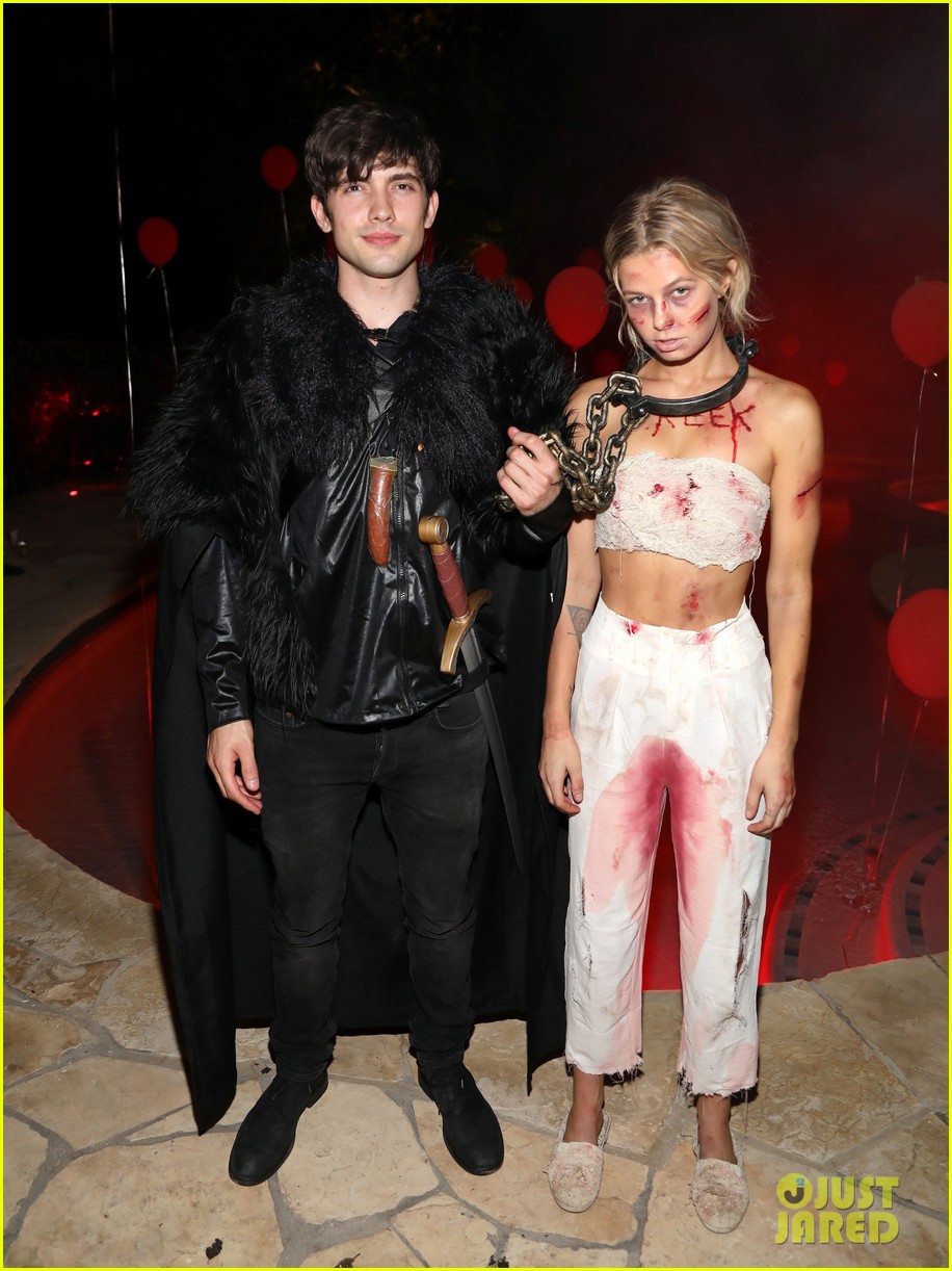 Gregg Sulkin Is Dashing In His Tux for Just Jared's Halloween Party ...