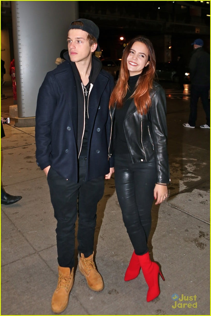 Bailee Madison & Alex Lange Have Date Night Out at Toronto Raptors Game ...