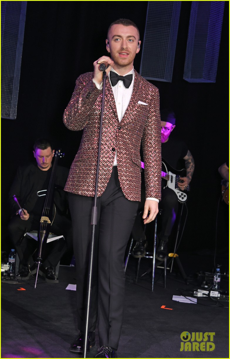 Sam Smith Performs at Elton John's AIDS Foundation Event | Photo ...