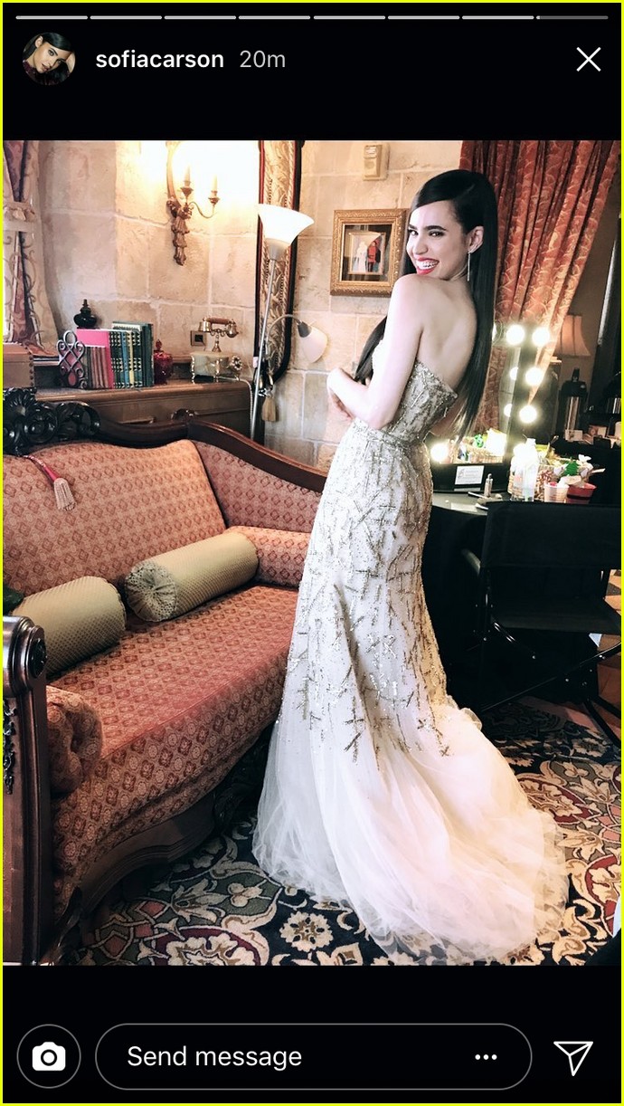 Sofia Carson Supports Sister Paulina at Disney x Kiehl's Feeding ...