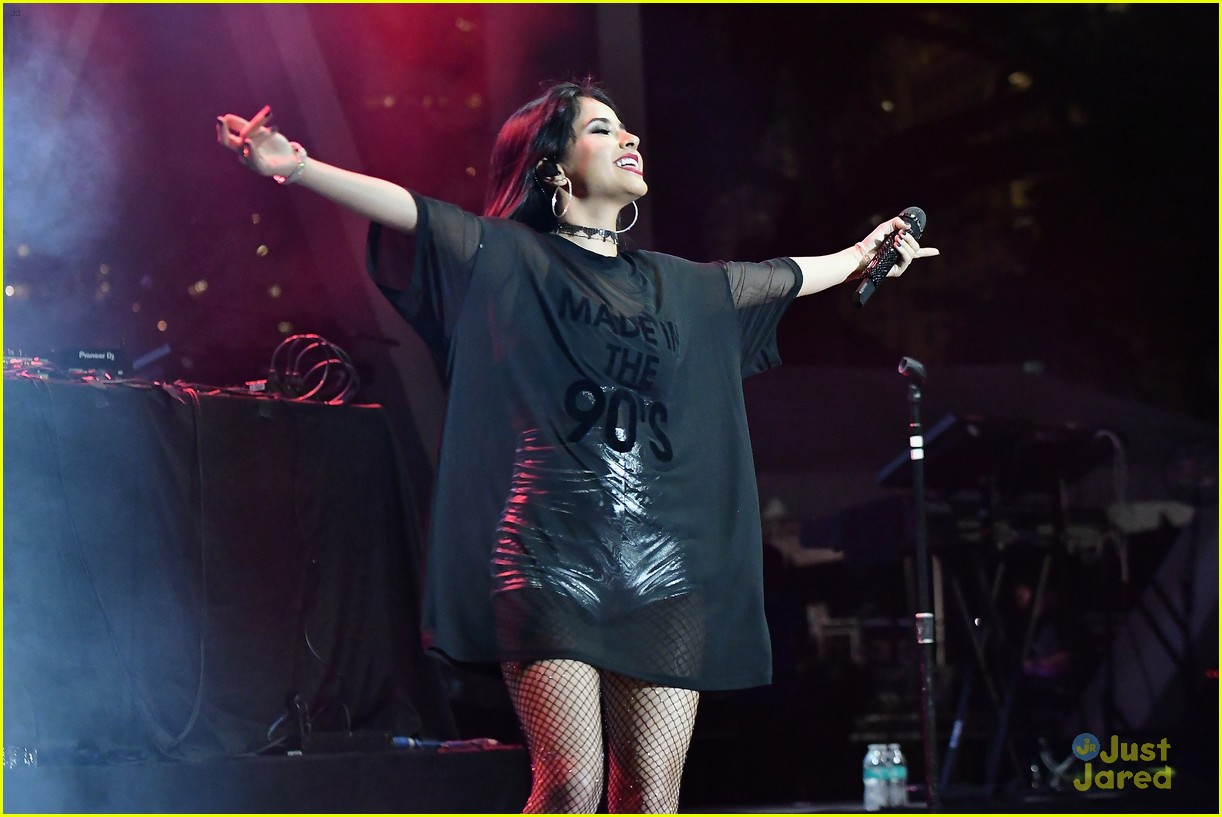 Becky G Shows Off Sass on Stage During AHF World AIDS Day Concert ...