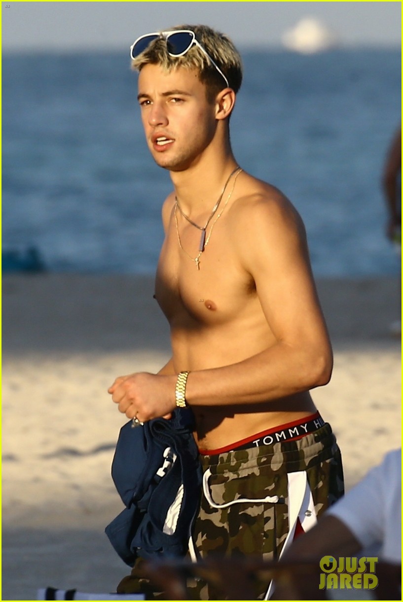 Cameron Dallas & Jack & Jack Are Shirtless Beach Studs On New Year's ...