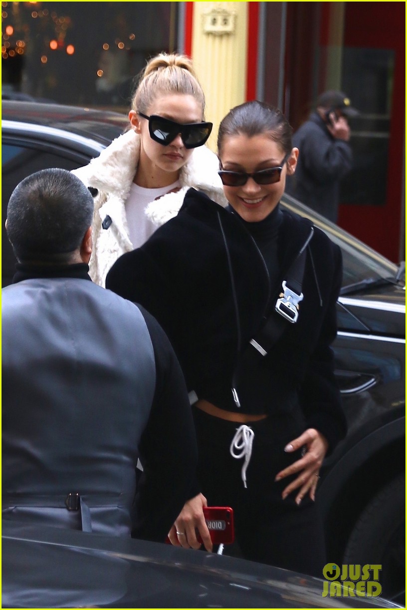 Full Sized Photo of gigi bella and anwar hadid hang out ahead of the ...