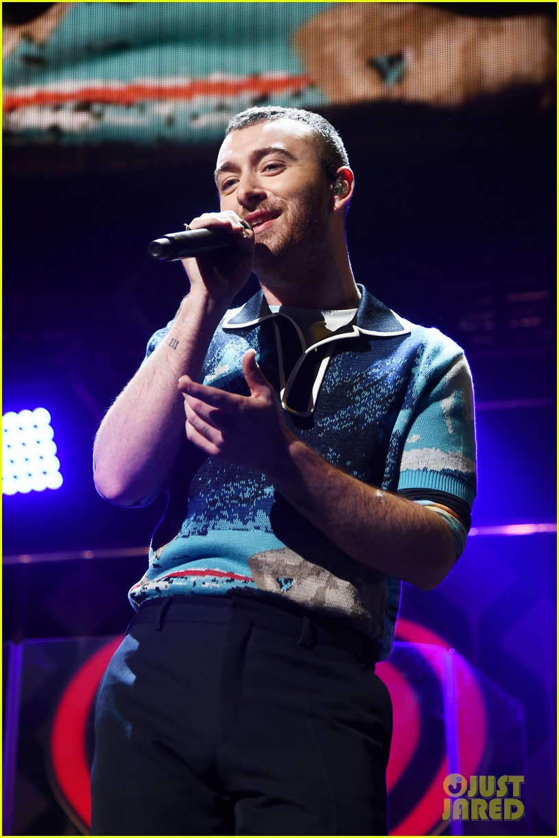 Niall Horan, Sam Smith, & Charlie Puth Rock Out at Z100 Jingle Ball ...