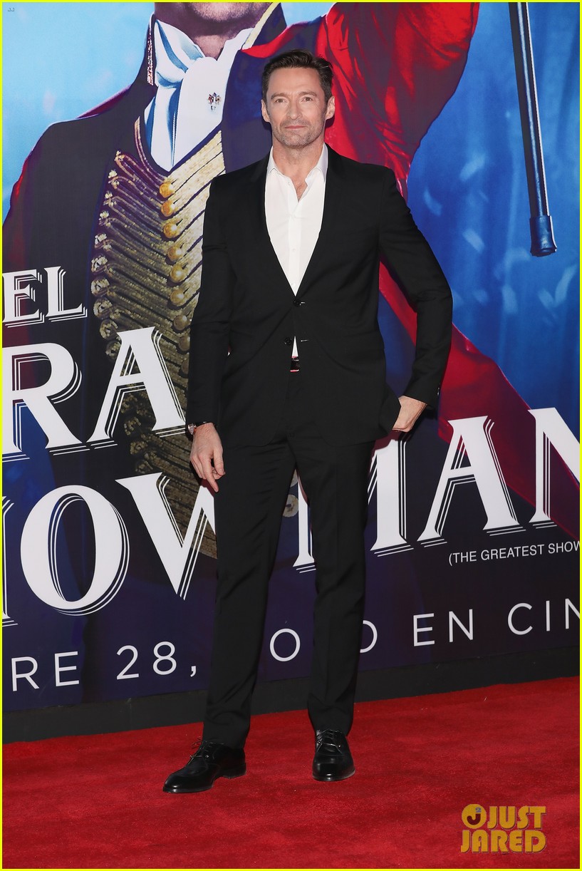 Full Sized Photo of zendaya hugh jackman both suit up for the greatest ...