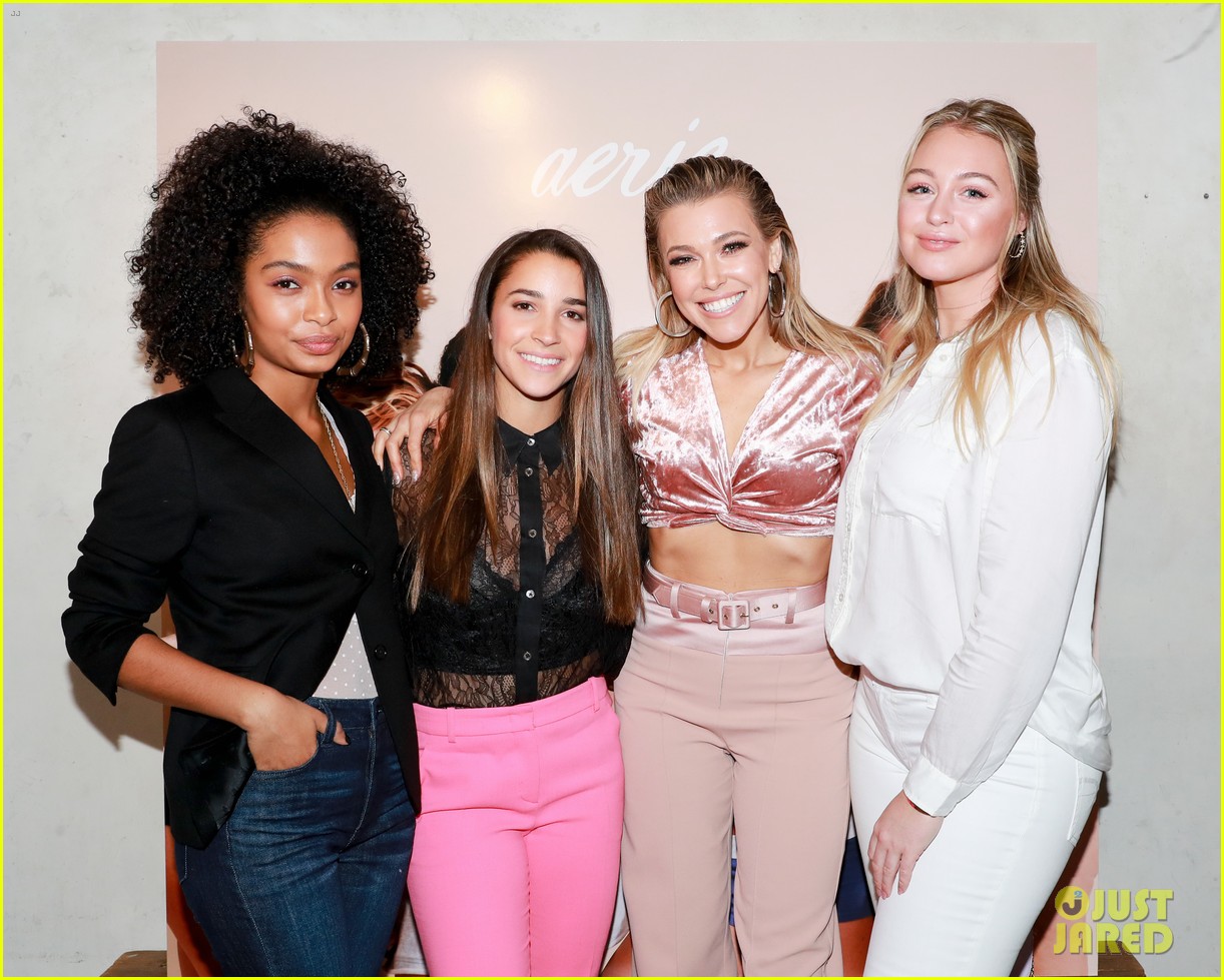 Aly Raisman & Yara Shahidi Celebrate Aerie Real Role Models Campaign ...