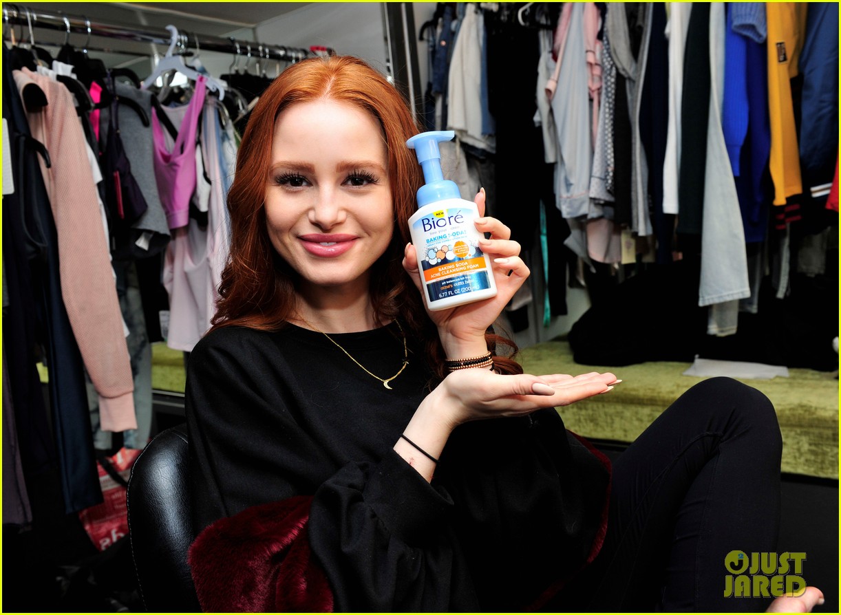 Madelaine Petsch Gets Soapy While Filming First Biore Commercial ...