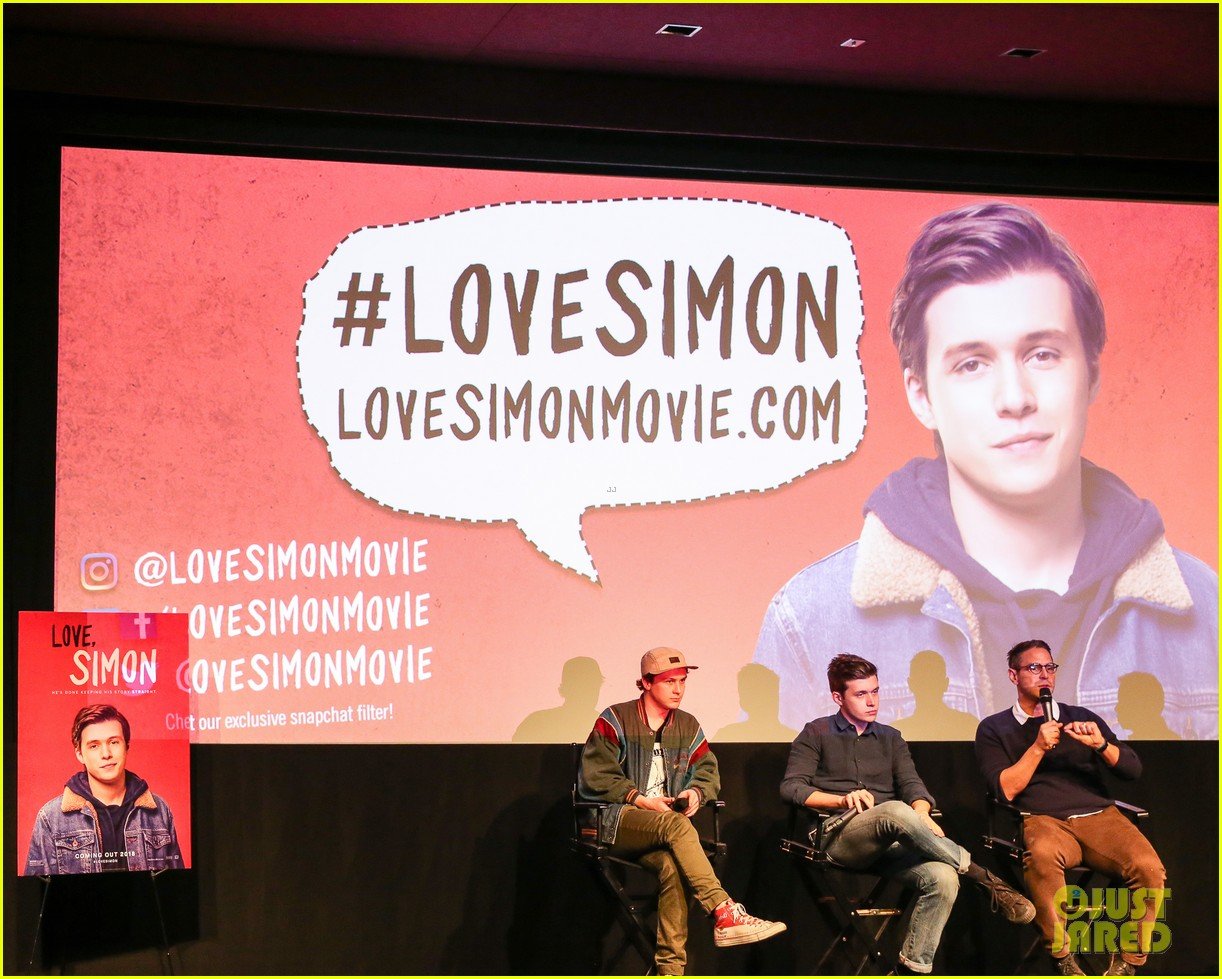 Nick Robinson Watches 'Love, Simon' for First Time with an Audience at ...