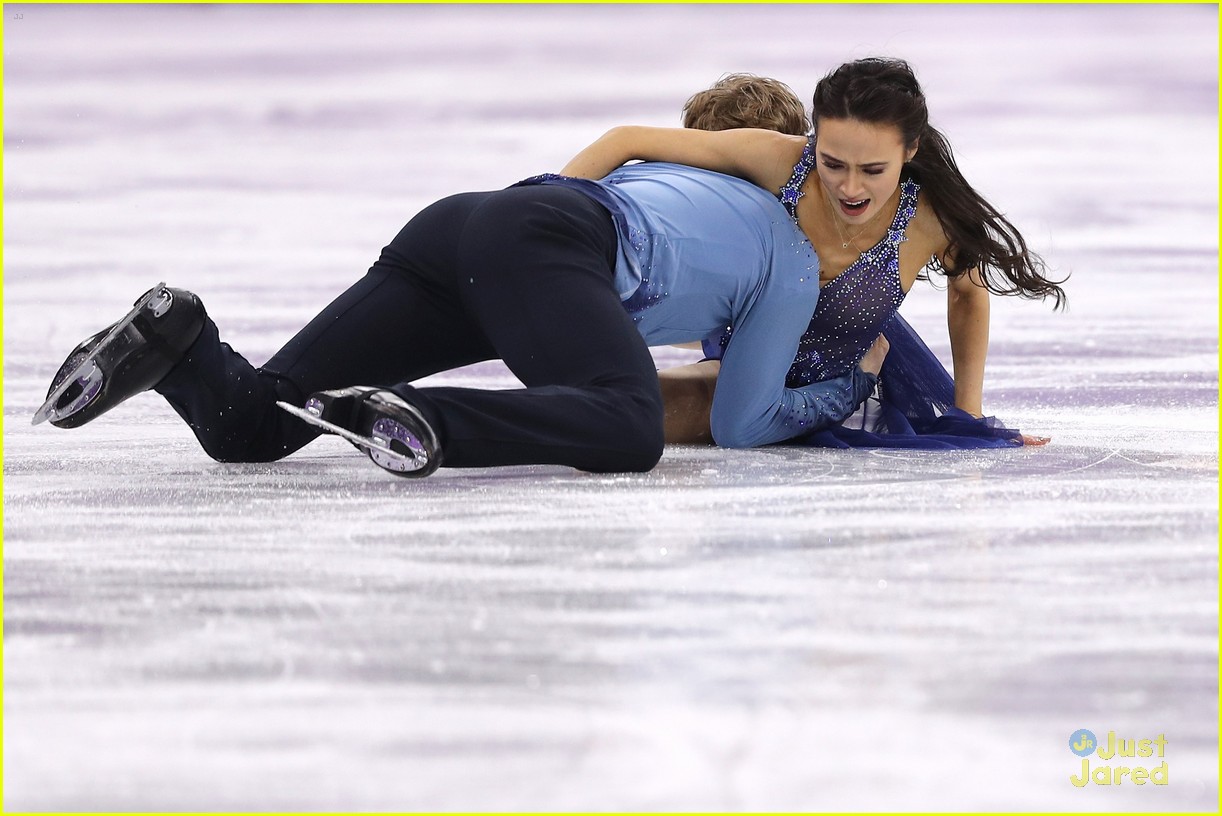 Olympic Ice Dancers Madison Chock & Evan Bates React To Their Fall: 'We ...
