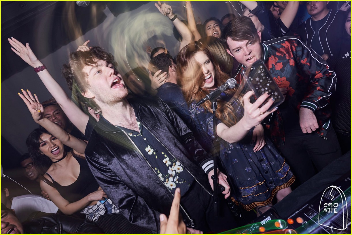 Full Sized Photo of echosmith take the dj booth at emo nite rock out to ...