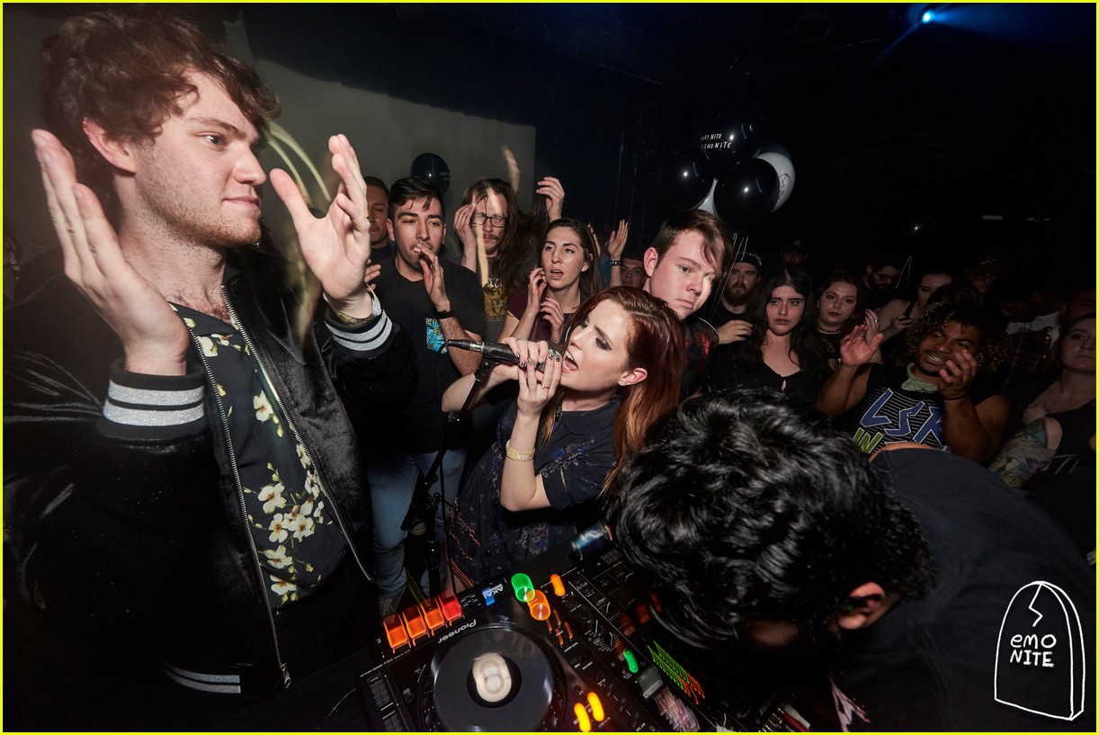 Full Sized Photo of echosmith take the dj booth at emo nite rock out to ...