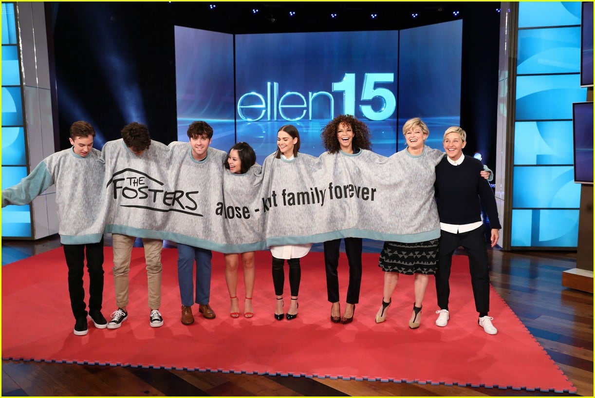 'The Fosters' Cast Make 'Ellen DeGeneres Show' Debut, Play Blindfold ...