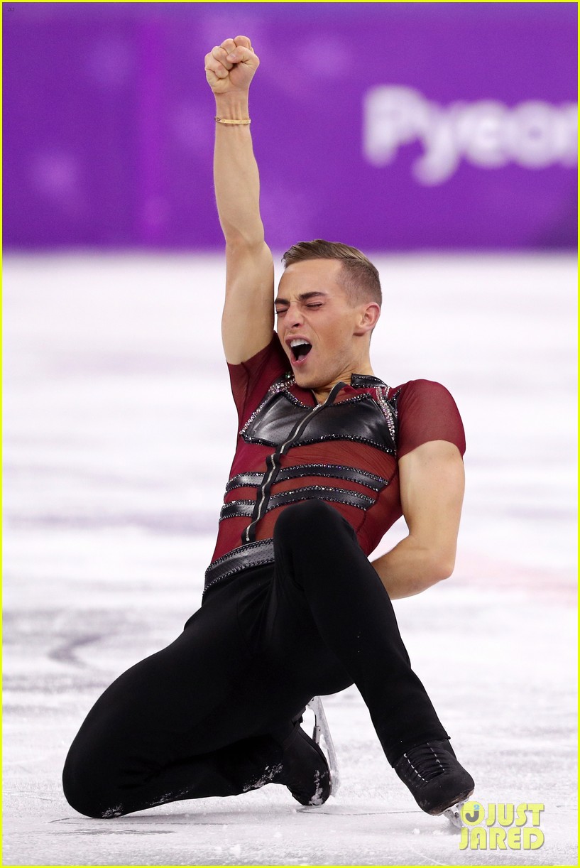 Adam Rippon Wows Us With His Olympics Short Program Watch Now Photo 1140690 Photo Gallery