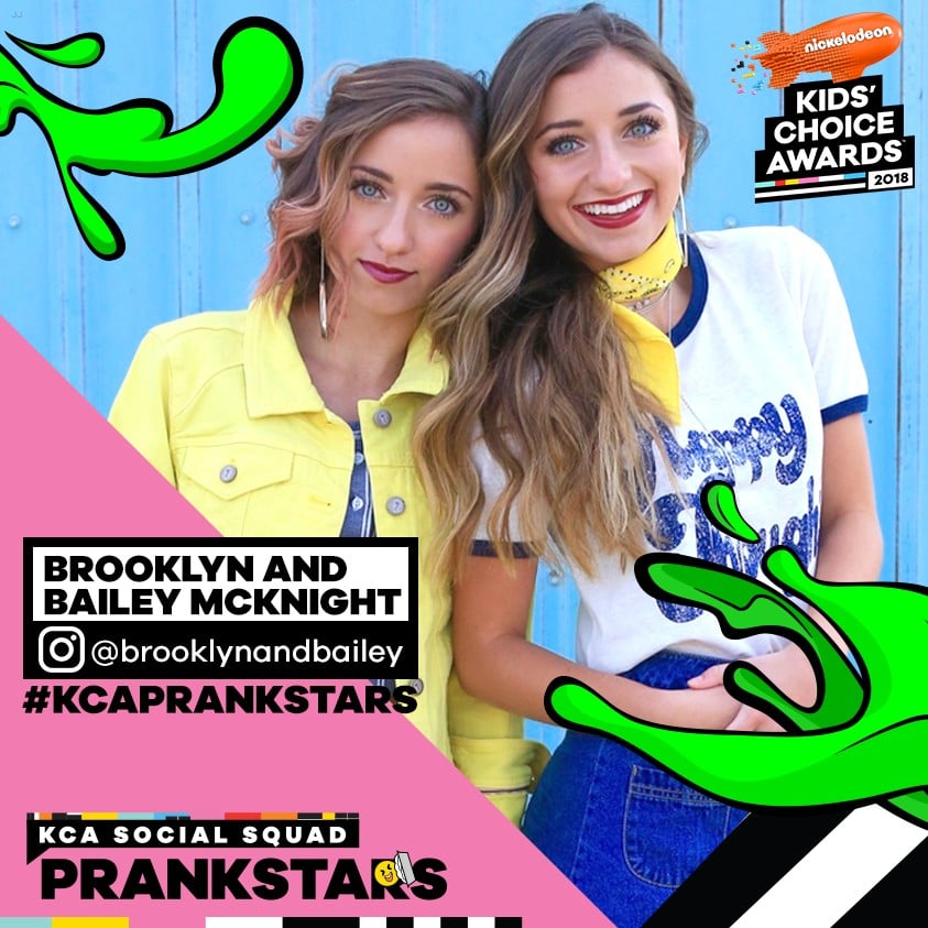 Brooklyn & Bailey Join Nickelodeon For First Ever KCA PrankStars ...