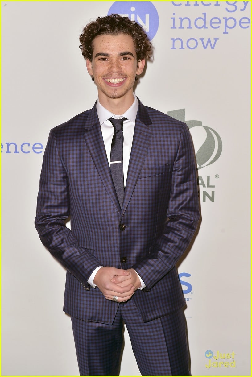 Cameron Boyce Sports Mustache at Global Green Gala 2018 with Lizzy ...