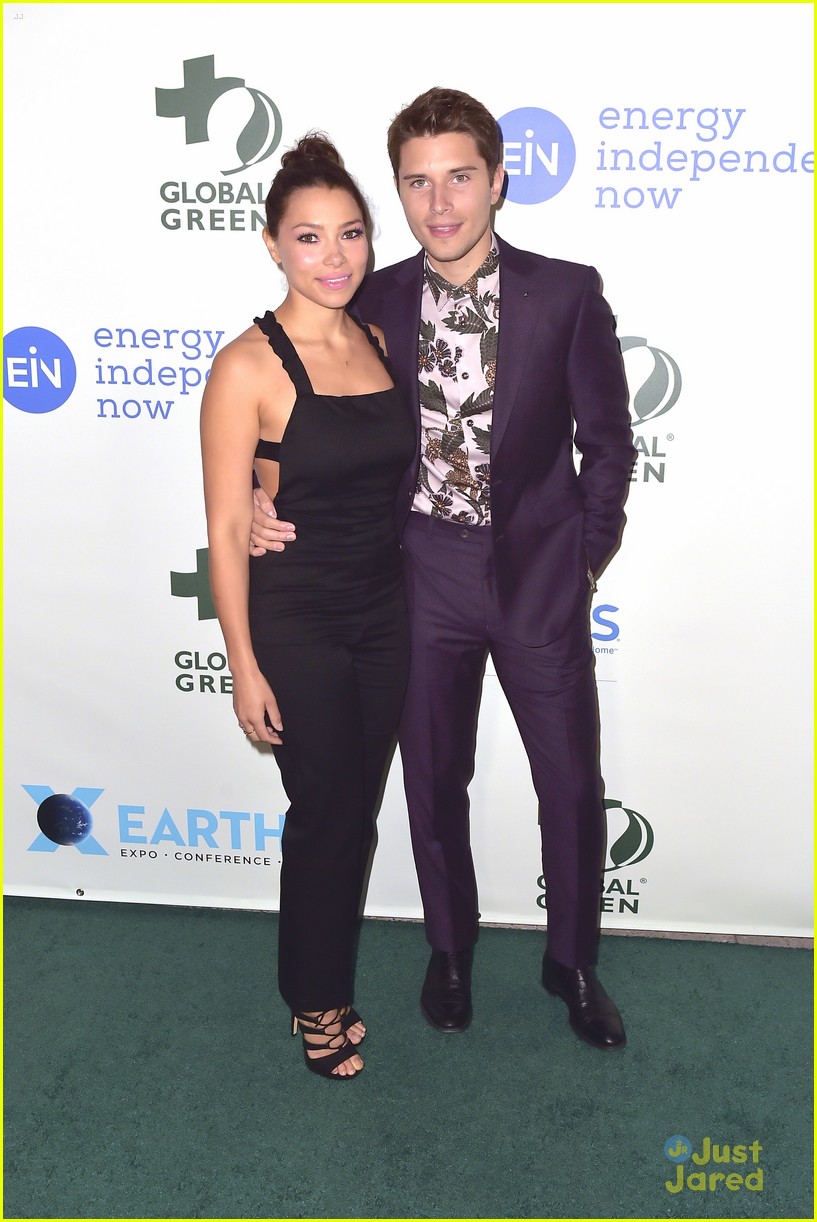 Cameron Boyce Sports Mustache at Global Green Gala 2018 with Lizzy ...