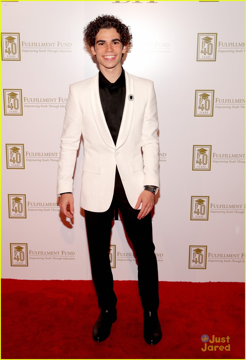 Full Sized Photo of cameron boyce meg donnelly joshua rush fulfillment ...