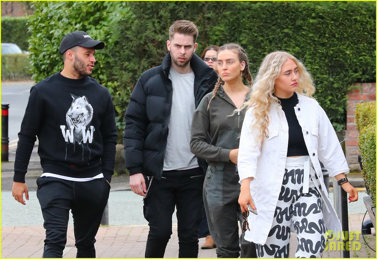 Perrie Edwards Steps Out Makeup Free With Boyfriend Alex Oxlade ...