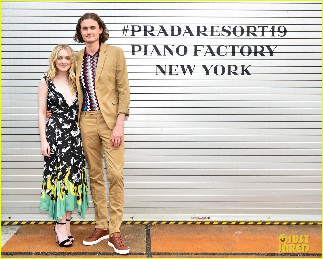 Dakota Fanning's Boyfriend Henry Frye Joins Her at Prada Show! | Photo ...