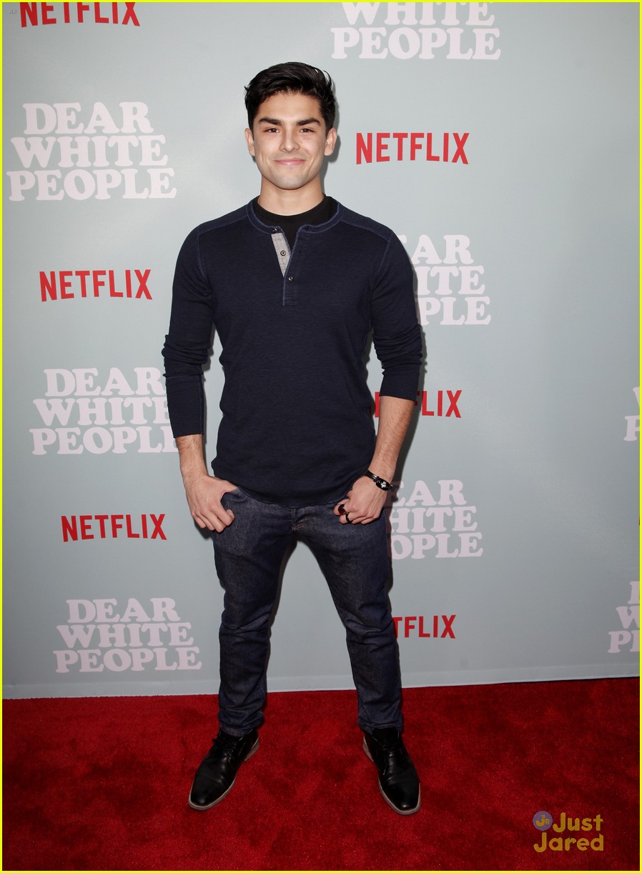 Ronni Hawk, Diego Tinoco & Brett Gray Step Out at 'Dear White People ...