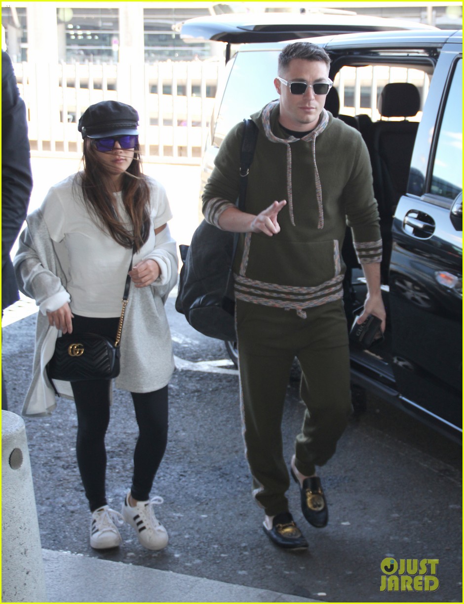 BFFs Colton Haynes & Ally Maki Step Out for Paul Smith Show | Photo ...