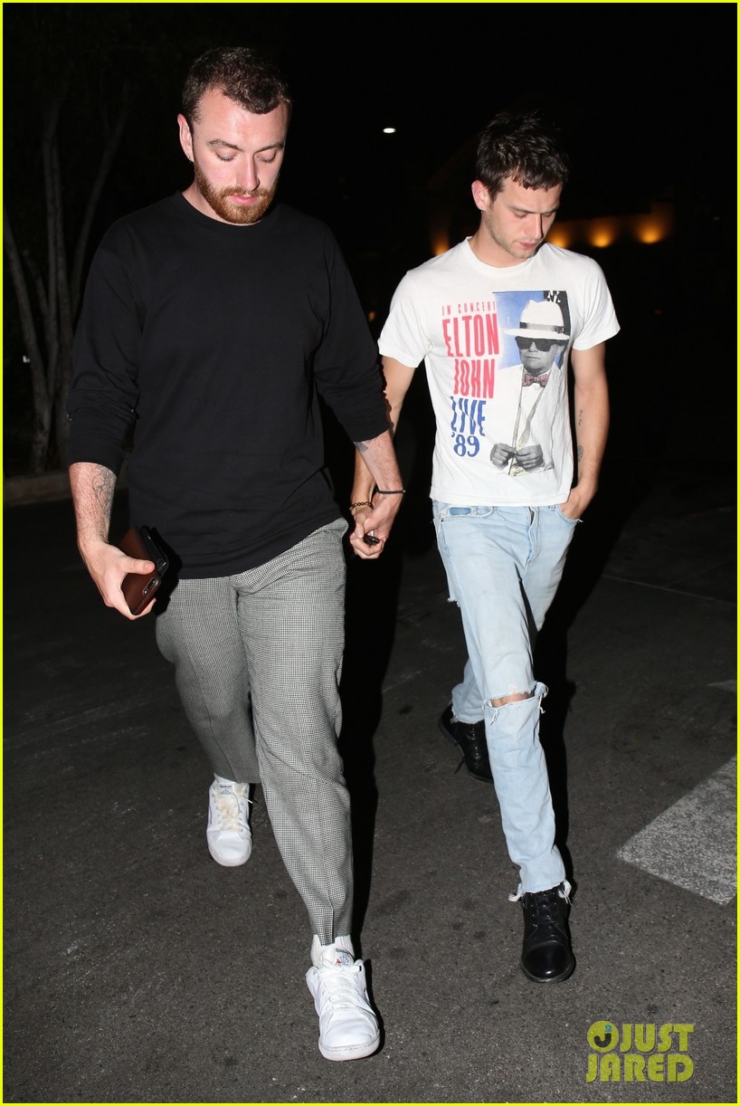 Full Sized Photo of sam smith brandon flynn hold hands 12 | Sam Smith ...