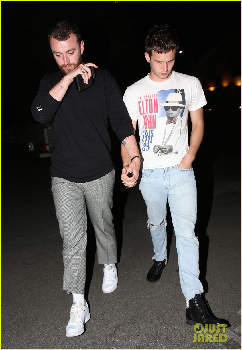 Full Sized Photo of sam smith brandon flynn hold hands 13 | Sam Smith ...