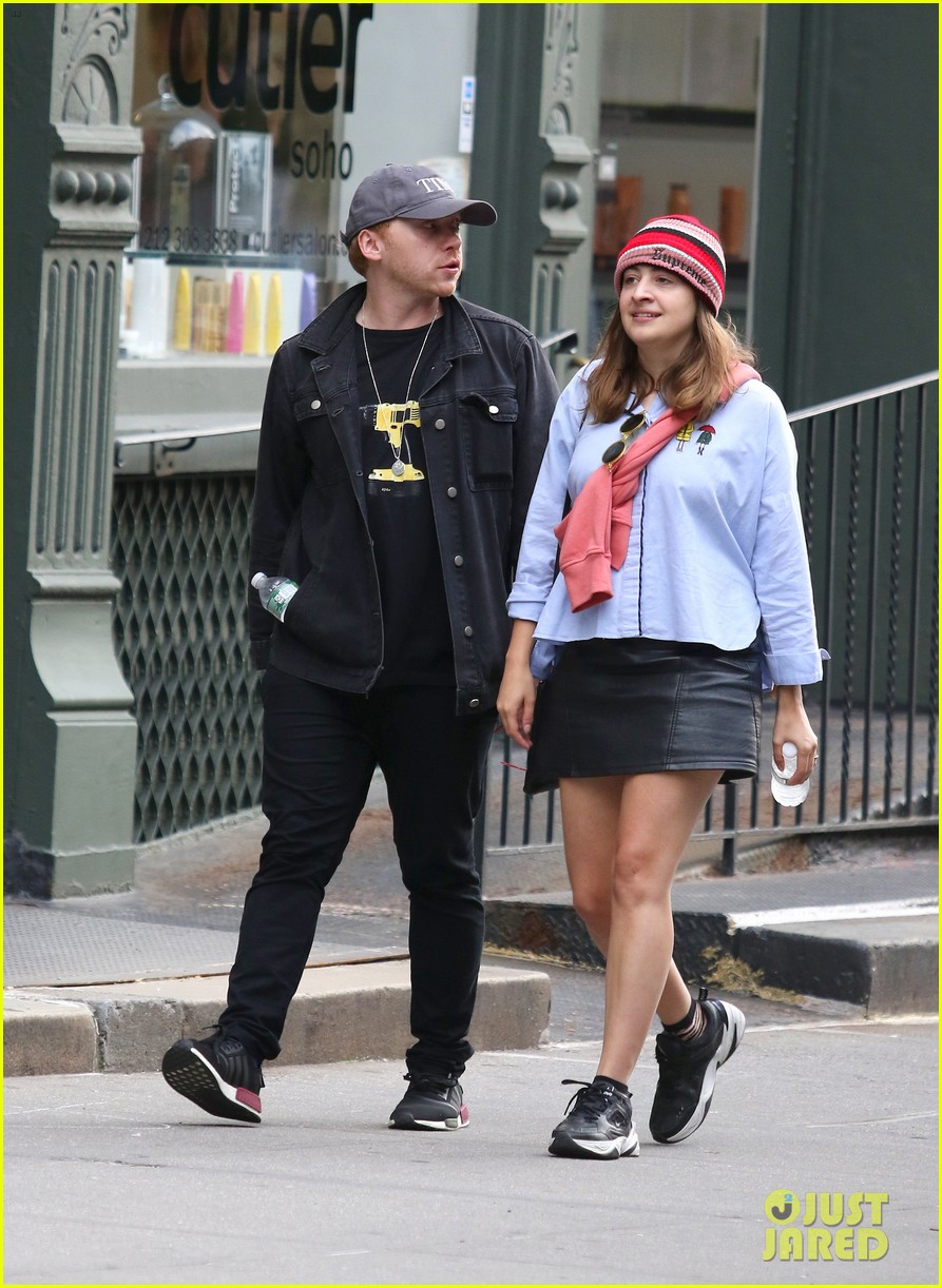 Rupert Grint Spends Time with Longtime Love Georgia Groome in NYC ...