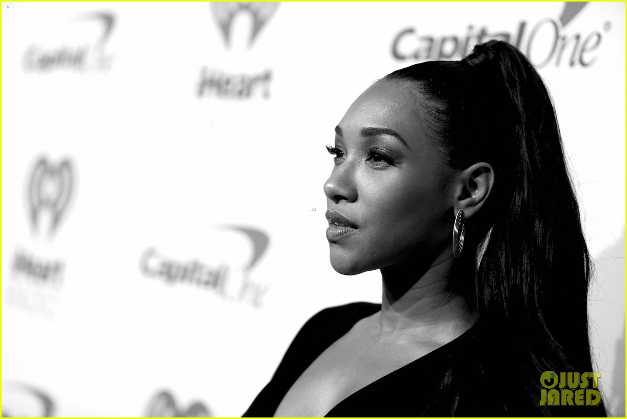 Candice Patton Slays in Black Dress at iHeartRadio Music Festival ...