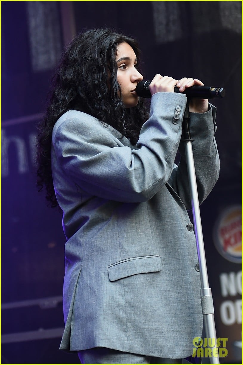 Alessia Cara Suits Up at iHeartRadio's Z100 Jingle Ball Kick-Off Event ...