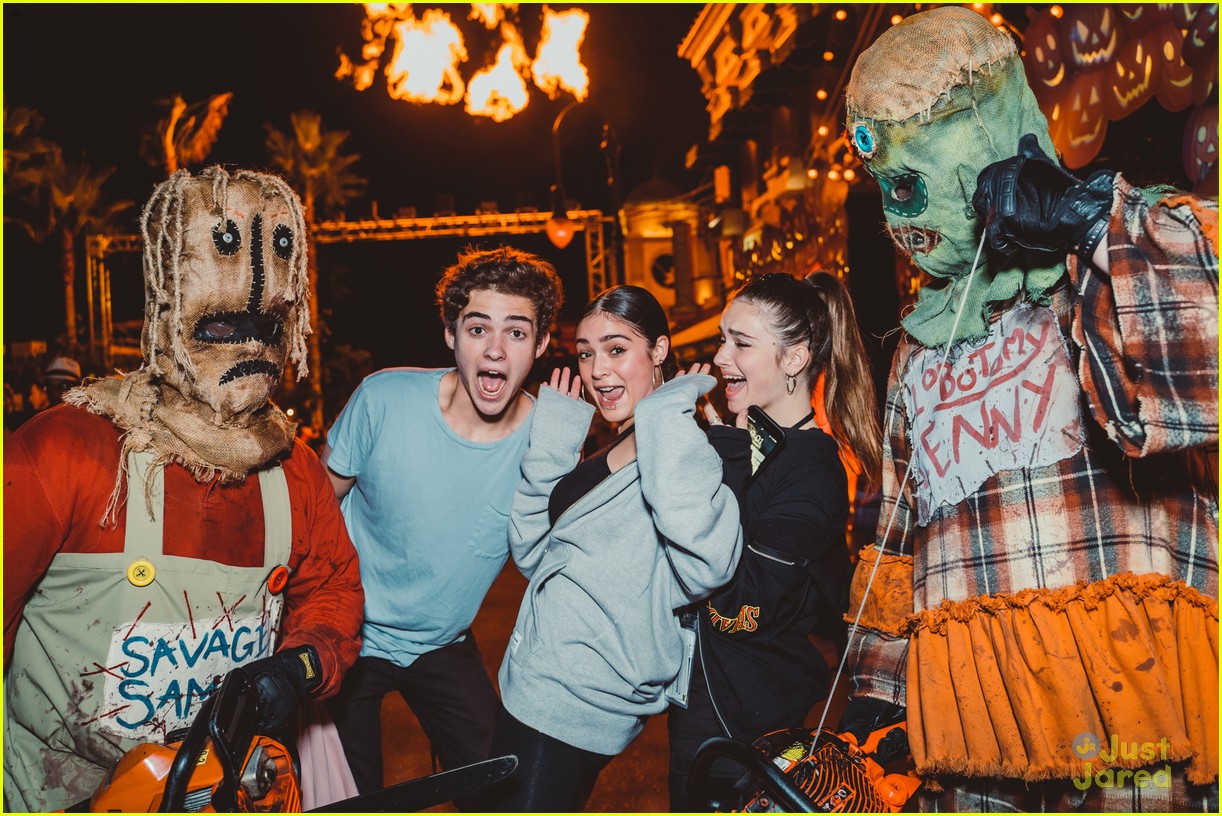 Asher Angel, Navia Robinson & More Stop By Halloween Horror Nights ...