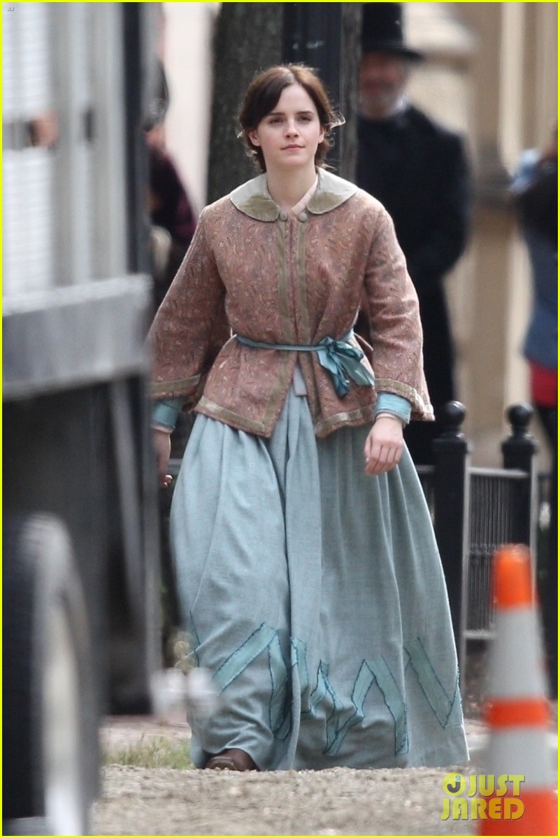 Full Sized Photo of emma watson little women set 05 | Emma Watson Dons ...