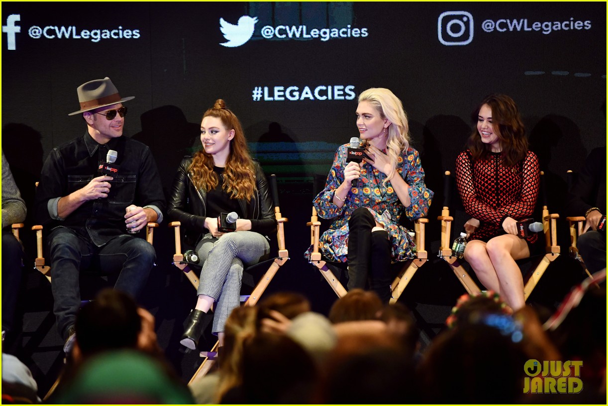 Full Sized Photo of legacies cast hit up new york comic con 07 ...