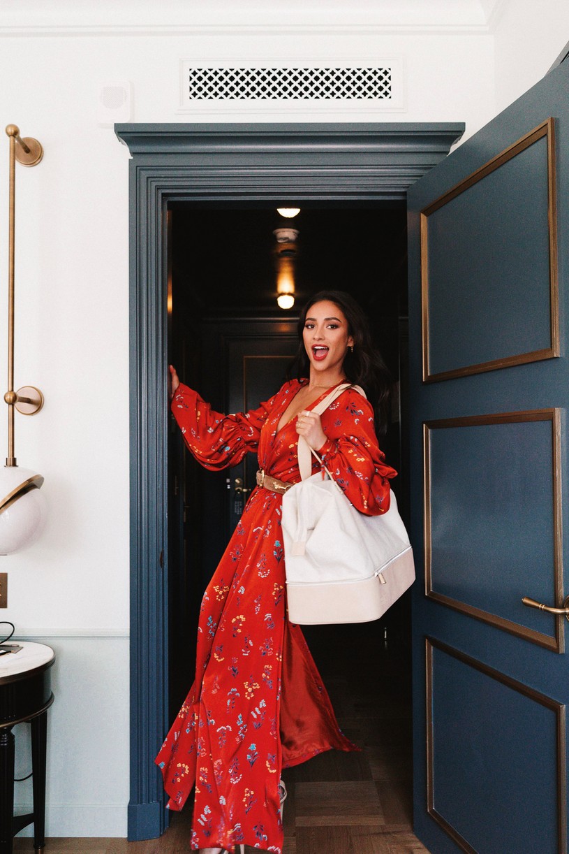 Full Sized Photo of shay mitchell beis travel launch 07 | Shay Mitchell ...