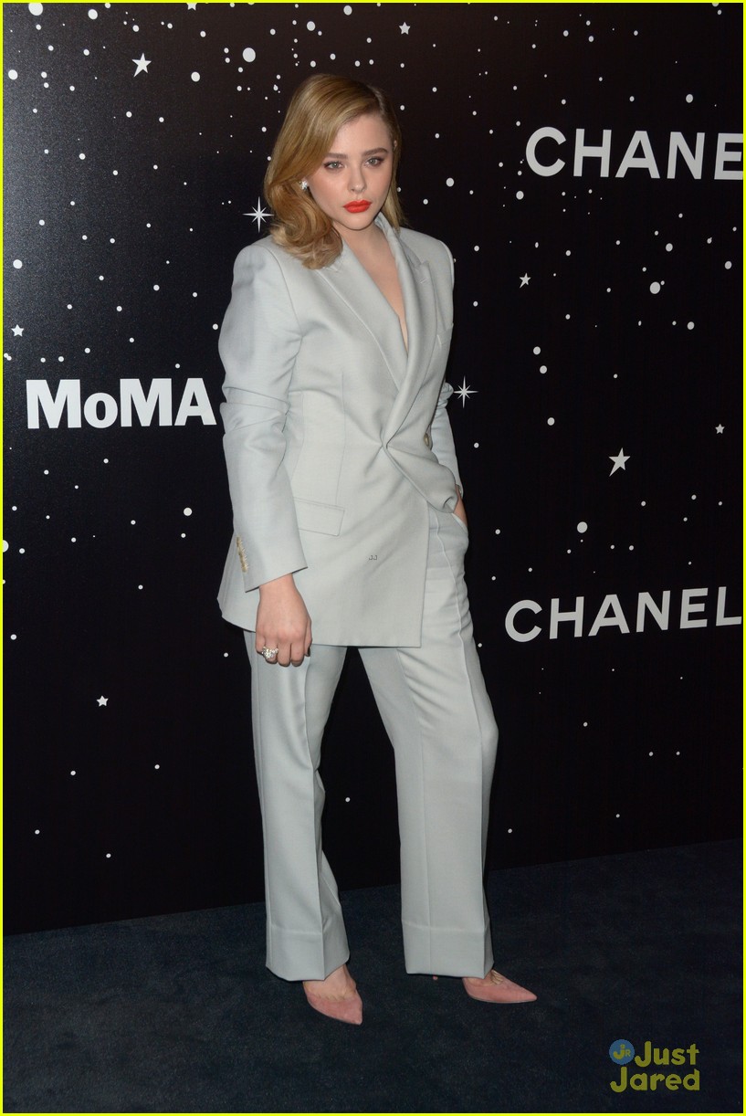 Chloe Moretz Wears Chic Suit To Museum Of Modern Art Film Benefit 2018 ...