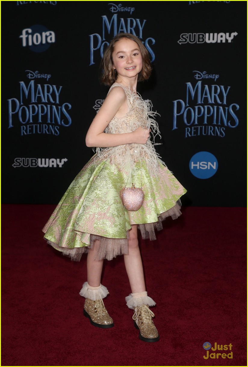 Full Sized Photo of pixie davies joel dawson mary poppins premiere 03 ...