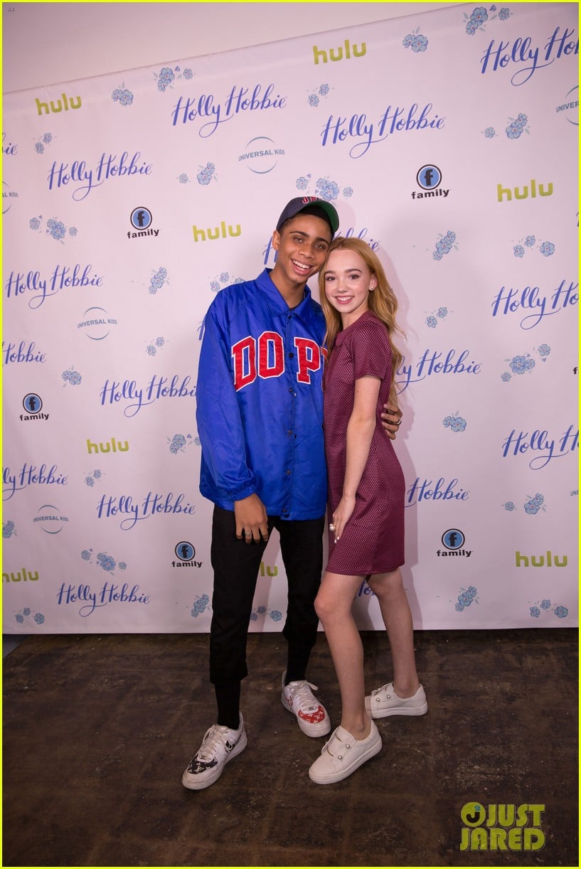 Ruby Jay Celebrates 'Holly Hobbie' Premiere With Jayden Bartels ...