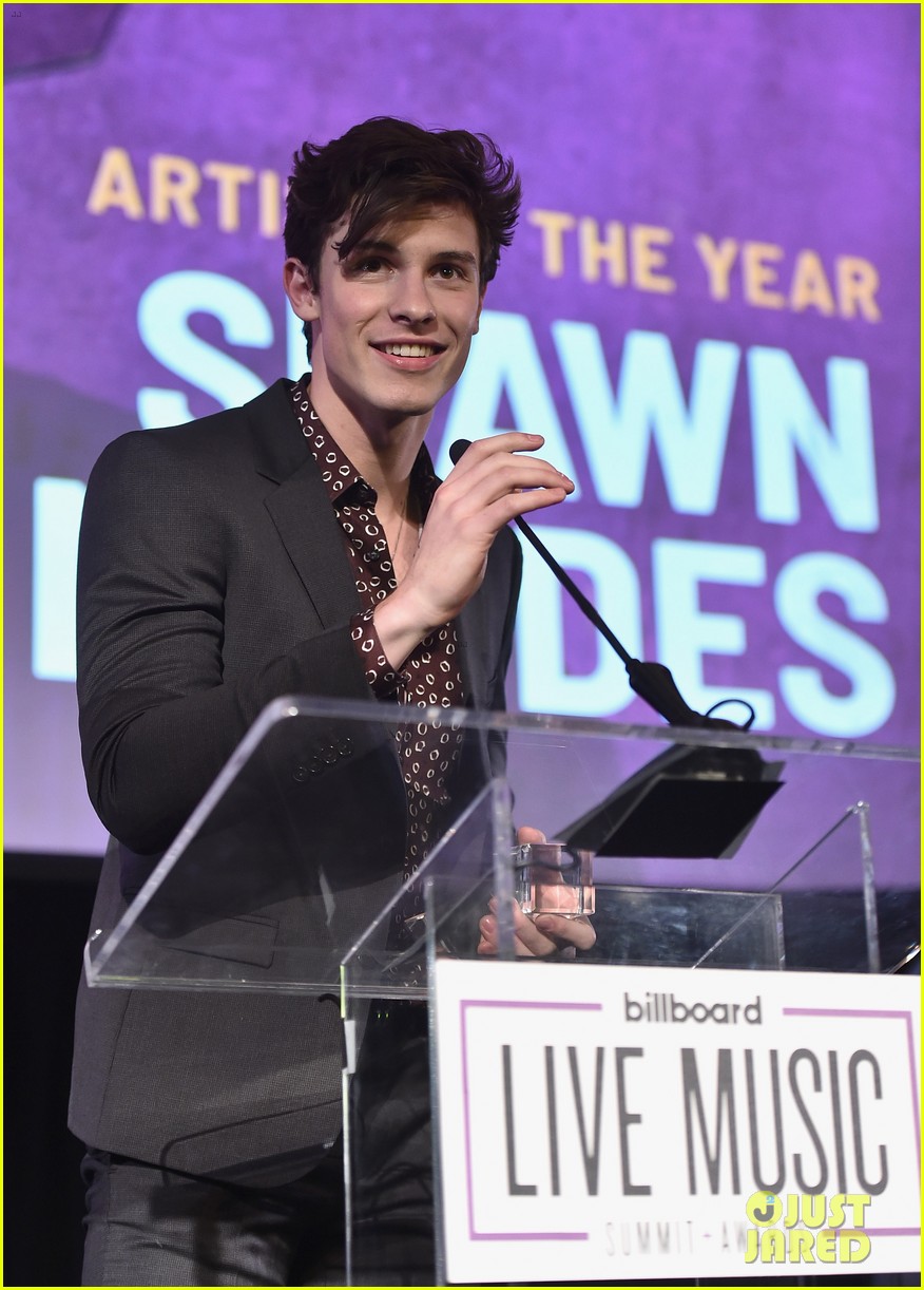 Shawn Mendes Named Artist of the Year at Billboard's Live Music Summit ...