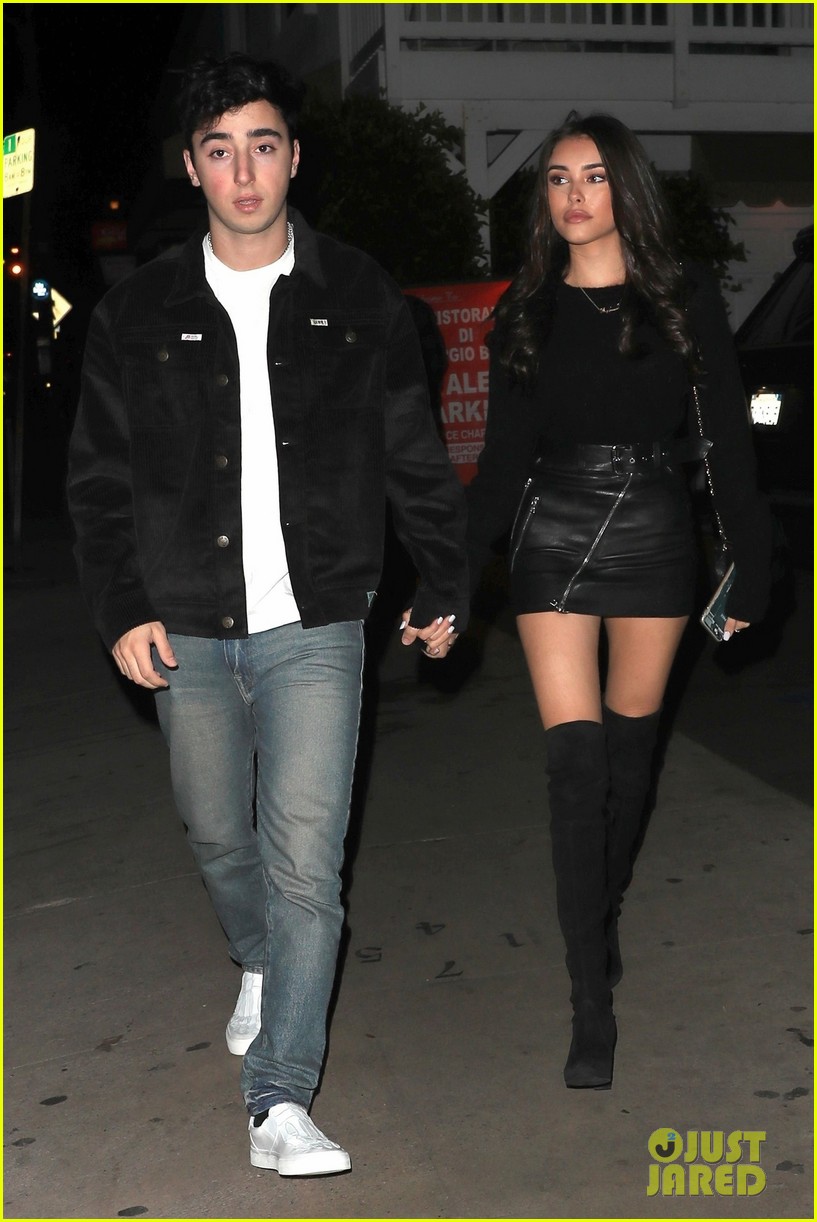 Full Sized Photo of madison beer zack bia hold hands on date night 04 ...