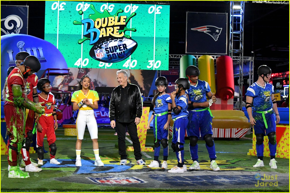Liza Koshy Shoots Special Super Bowl Episode of 'Double Dare' | Photo ...