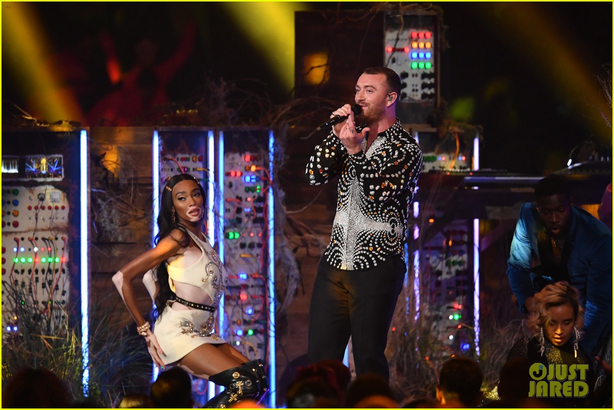 Sam Smith Busts a Move During BRIT Awards 2019 Performance - Watch Now ...