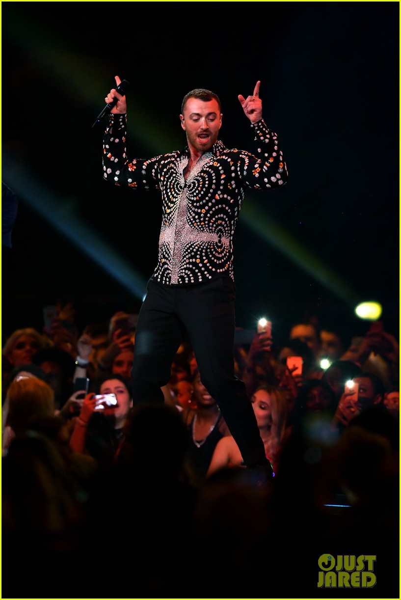 Sam Smith Busts a Move During BRIT Awards 2019 Performance - Watch Now ...