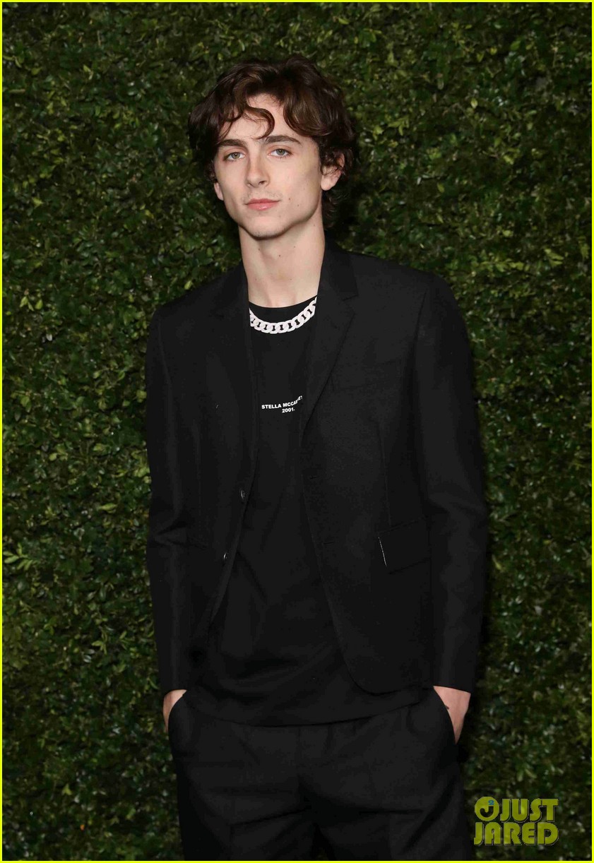 Timothee Chalamet Looks So Handsome at Chanel's Pre-BAFTA Dinner in ...