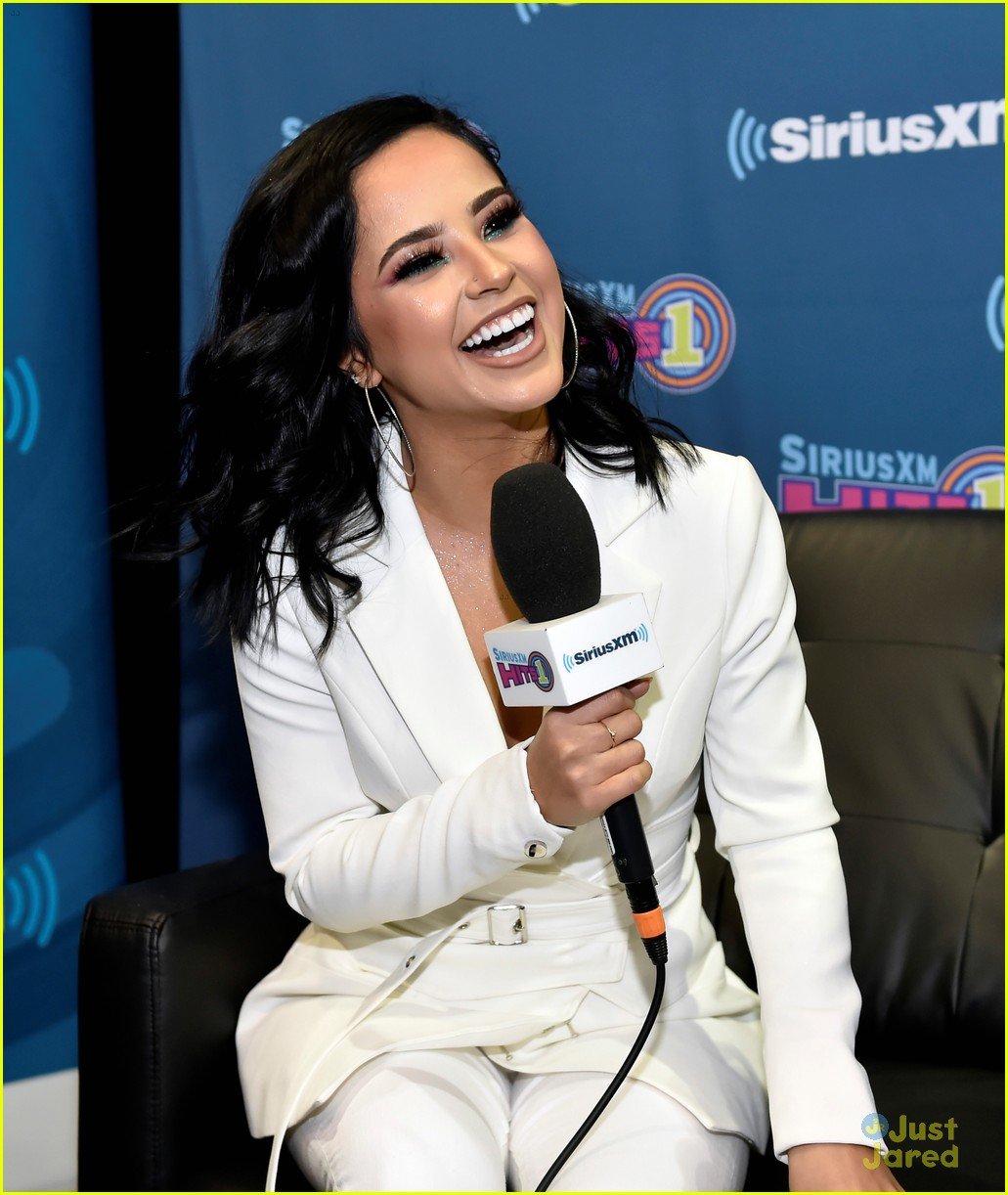 Becky G Rocks Hot White Ensemble During SiriusXM Visit in Vegas | Photo ...