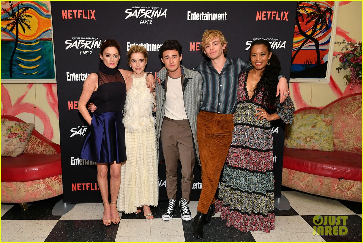 Kiernan Shipka, Ross Lynch & More Step Out For 'Chilling Adventures of ...