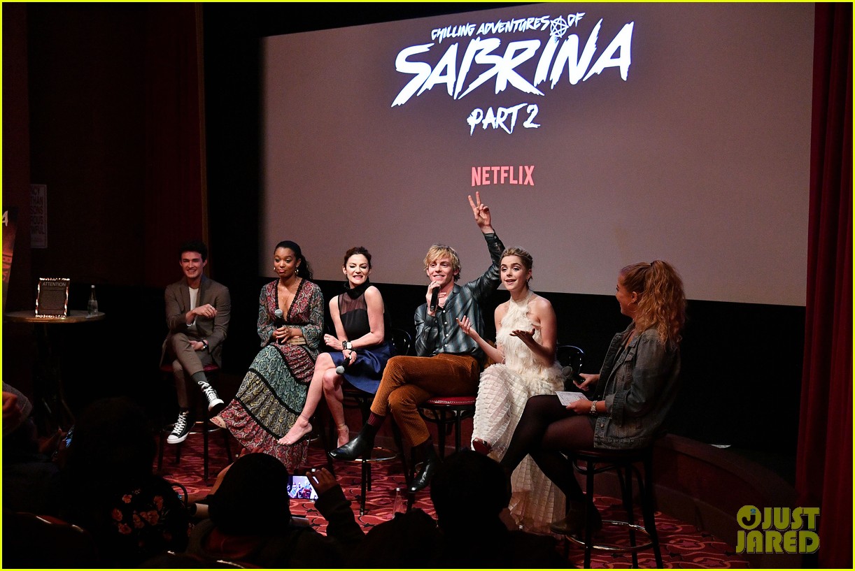 Full Sized Photo of sabrina netflix cast nyc event season two 07 ...