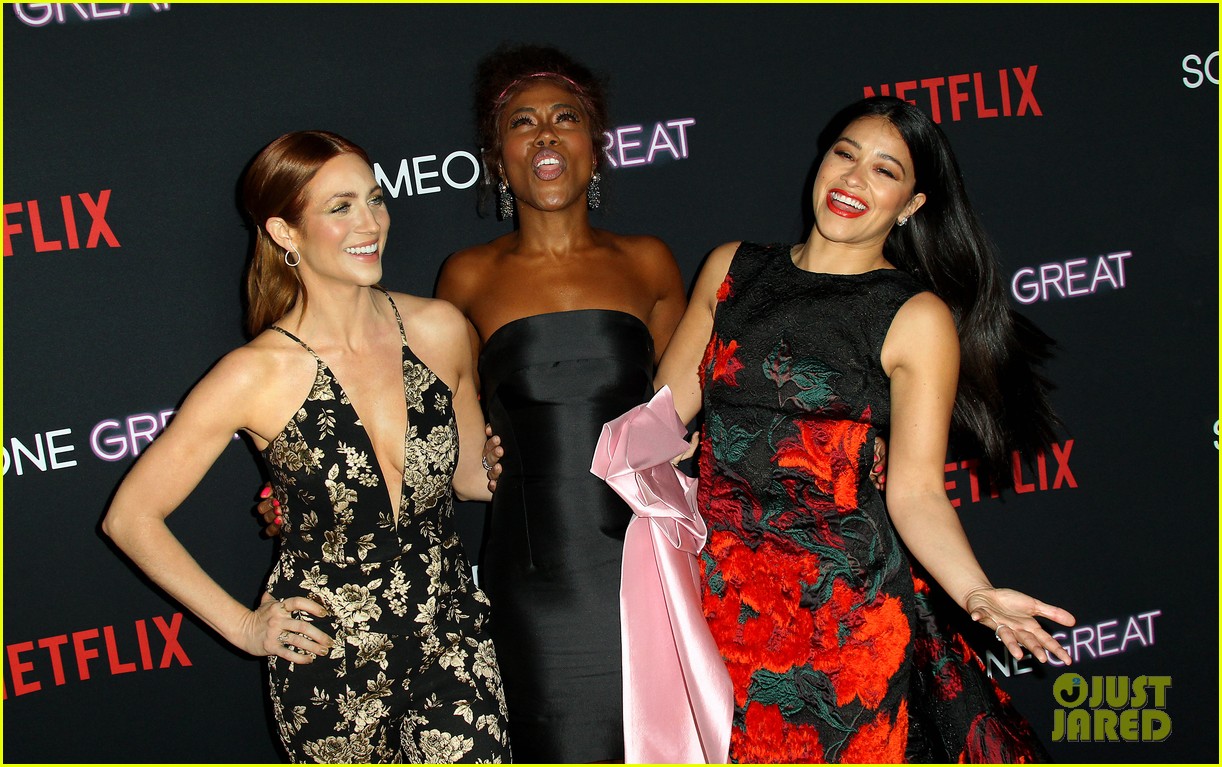 Gina Rodriguez & Fiance Joe LoCicero Couple Up at 'Someone Great ...