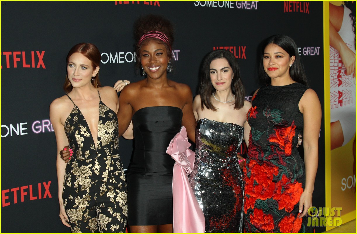 Gina Rodriguez & Fiance Joe LoCicero Couple Up at 'Someone Great ...